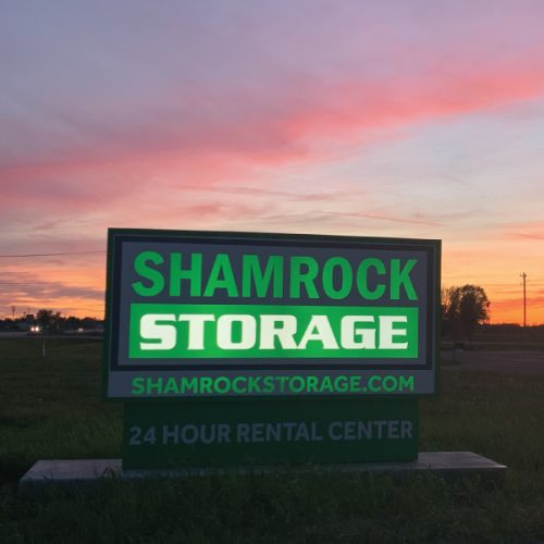 Shamrock Storage - Clifford Signs - Electric Signage